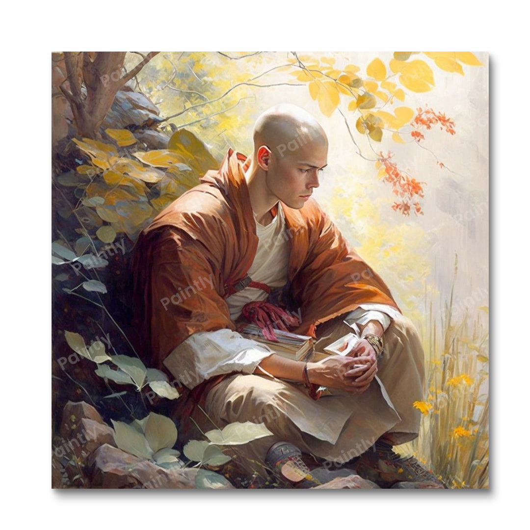 Unwavering Focus Monk I (Diamond Painting) – Australia Diamond Painting